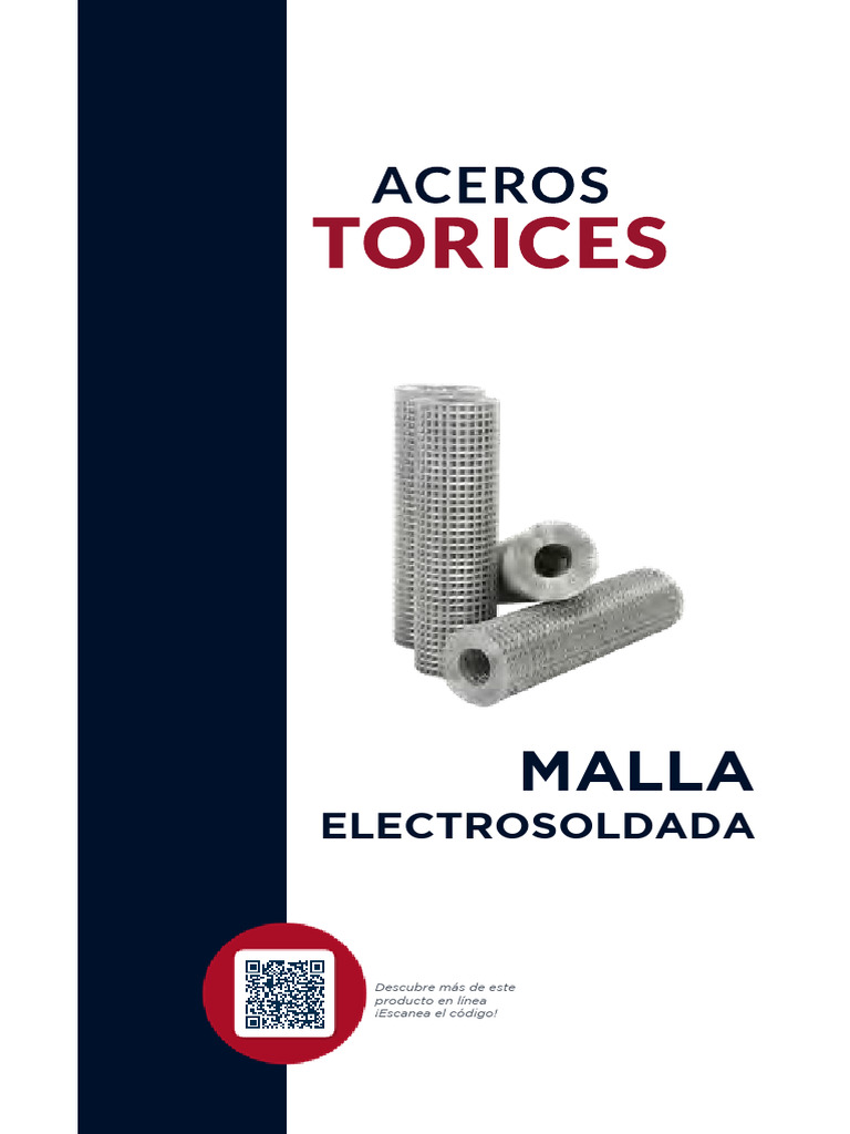 Malla Electrosoldada Ficha Tecnica Aceros Torices | PDF