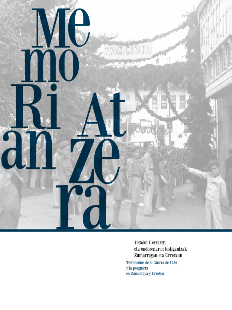 MEMORIAN ATZERA Liburu Digitala | PDF | Gobierno de españa ...