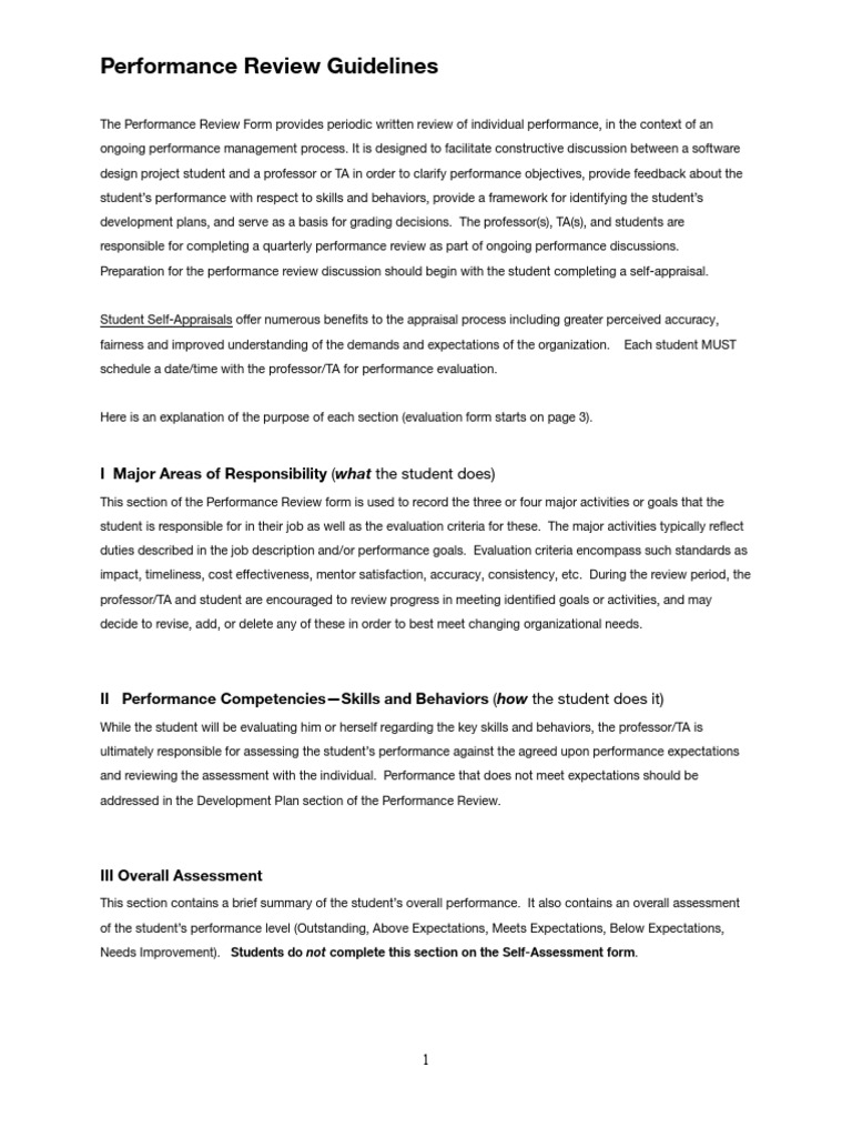 2025W Cse115b Performance Review | PDF | Performance Appraisal | Cognition