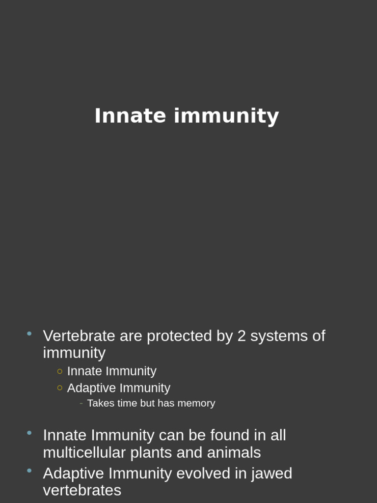 Understanding Innate Immunity Basics | PDF | Innate Immune System ...