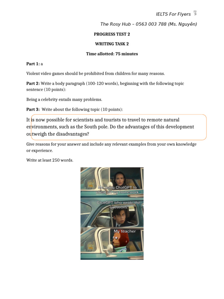 IELTS Writing Task 2 Practice Guide | PDF