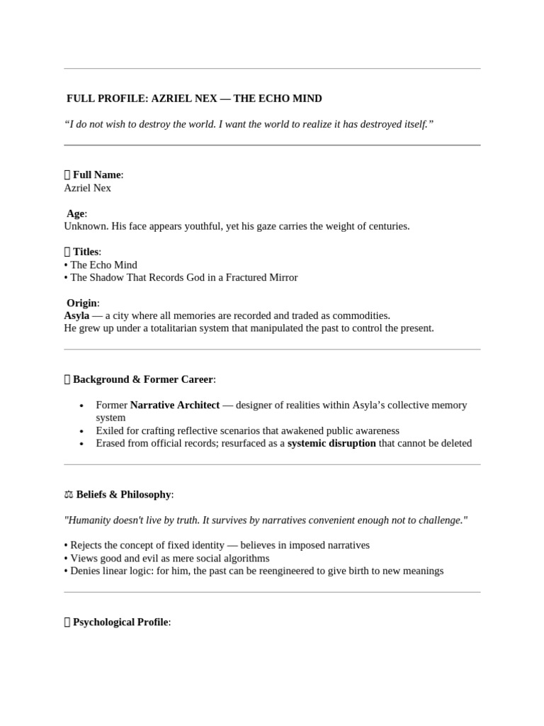 The Echo Mind | PDF | Mind