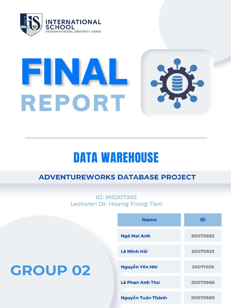 AdventureWorks Database Project Overview | PDF | Data Warehouse | Databases