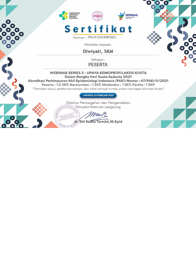 Sertifikat Webinar 3 Pdf
