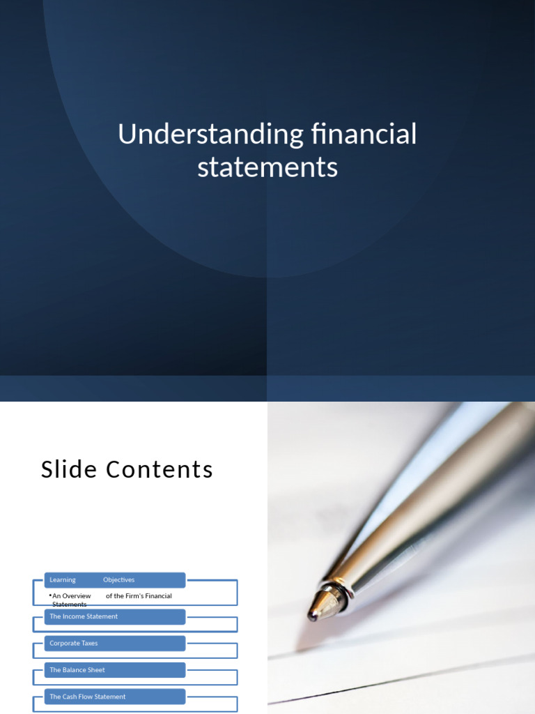 Understanding Financial Statement | PDF | Equity (Finance) | Balance Sheet