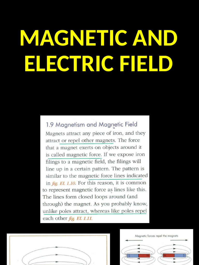 Unit 3 Magnetic and Electric Field | PDF
