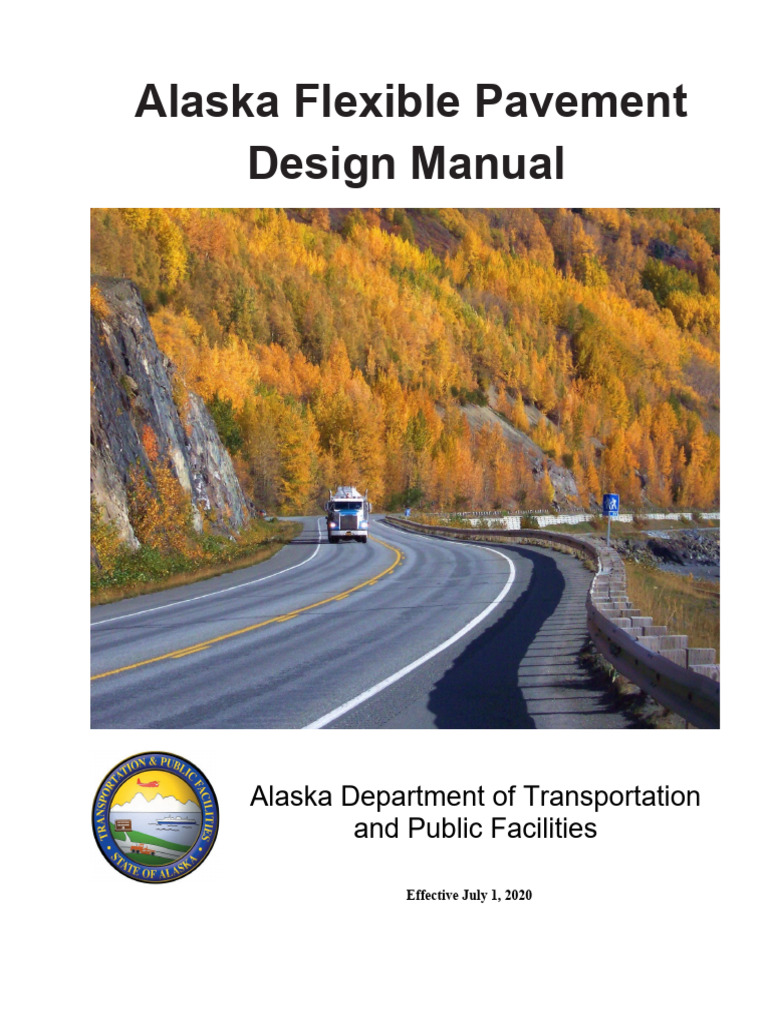 Alaska Flexible Pavement Design Manual | PDF | Road Surface | Young's Modulus
