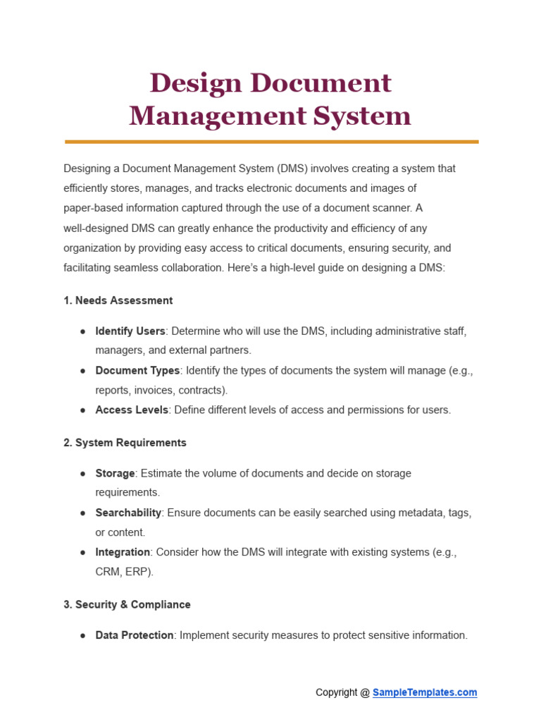 Design Document Management System | PDF | Usability | Metadata