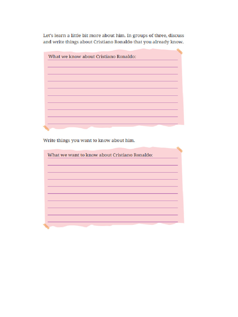 Ronaldo Text | PDF