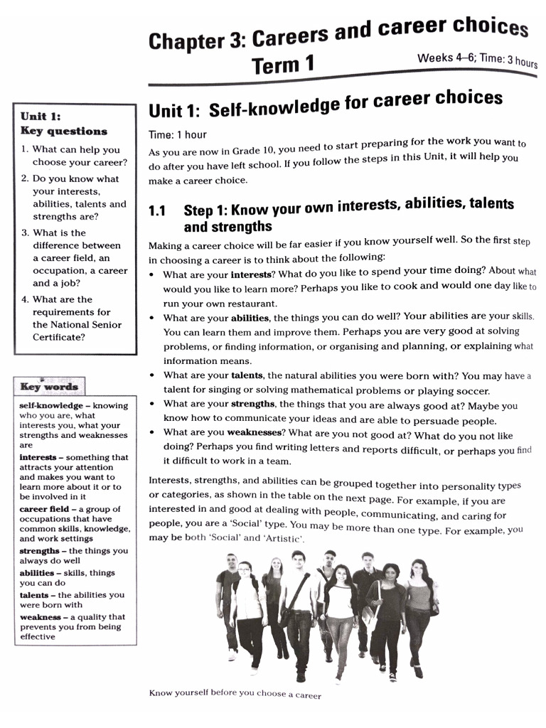 World of Work Unit 1 | PDF