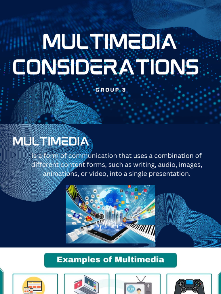 Multimedia Considerations | PDF | Pneumonia | Multimedia