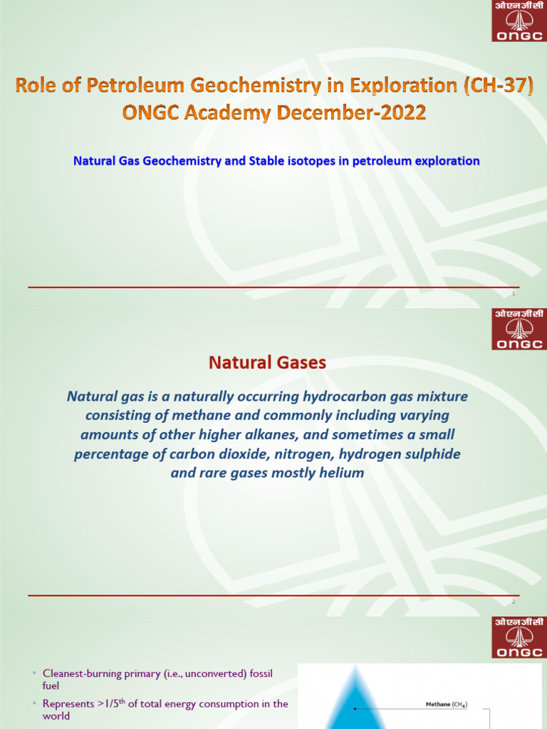 Petroleum Geochemistry in Gas Exploration | PDF | Natural Gas | Petroleum