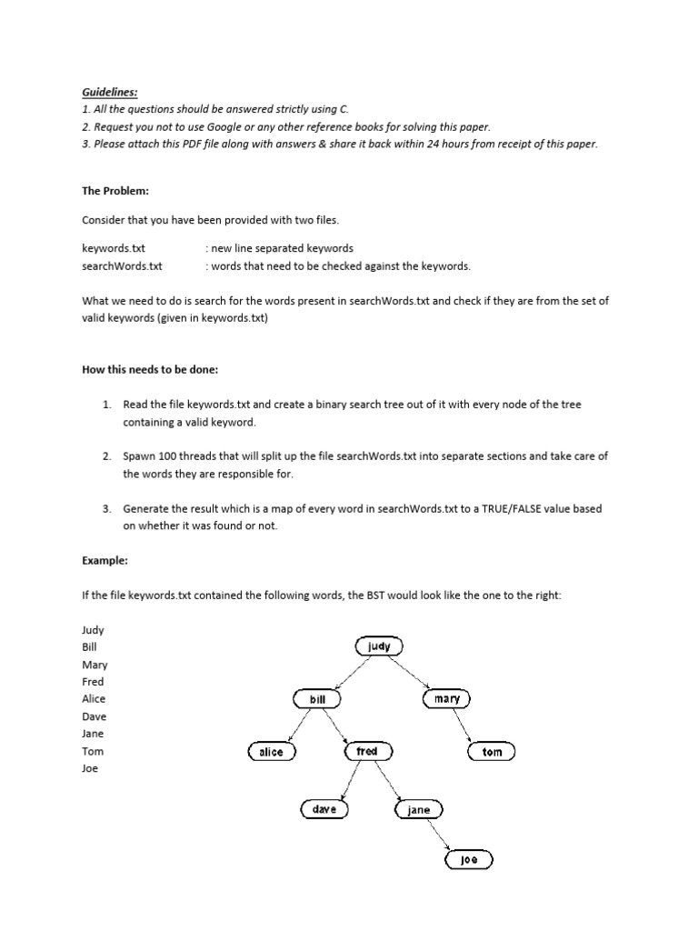 Problem Statement | PDF