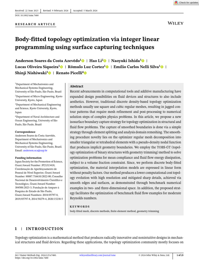 19 - Body-Fitted Topology Optimization Via Integer Linear Programming Using Surface Capturing ...
