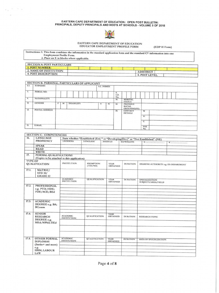 2018 Vol 5 Application Form | PDF