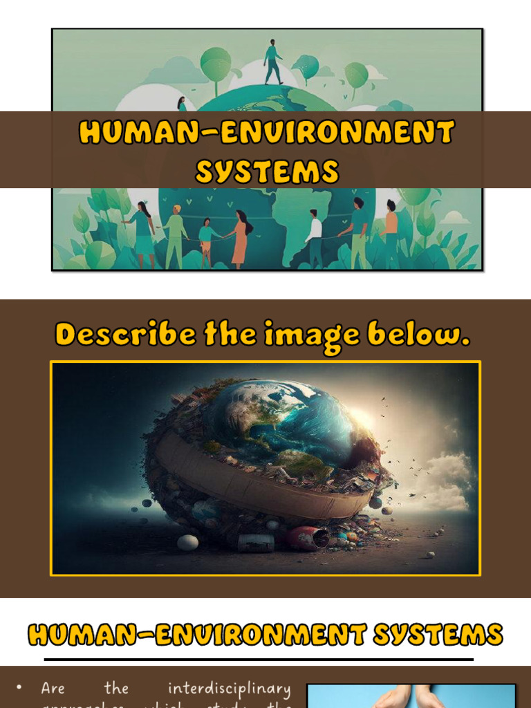 Human-Environment Systems Overview | PDF | Deforestation | Natural ...