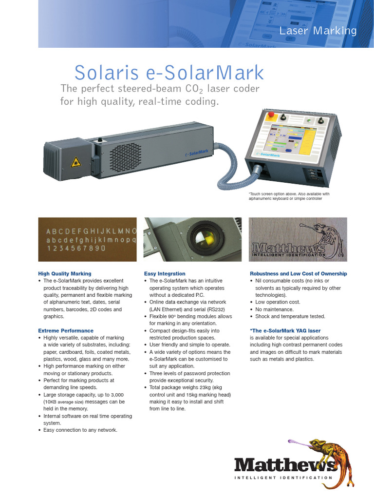 E SolarMark 30W Datasheet | PDF | Computer Keyboard | Equipment