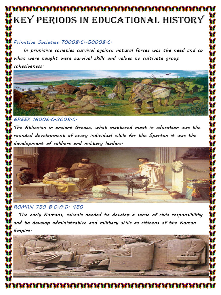 Key Periods in Educational History | PDF