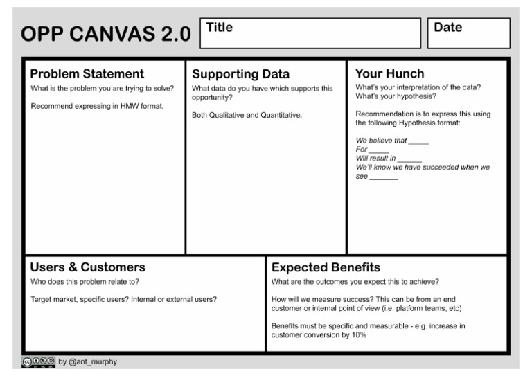 Opportunity Canvas 3 | PDF