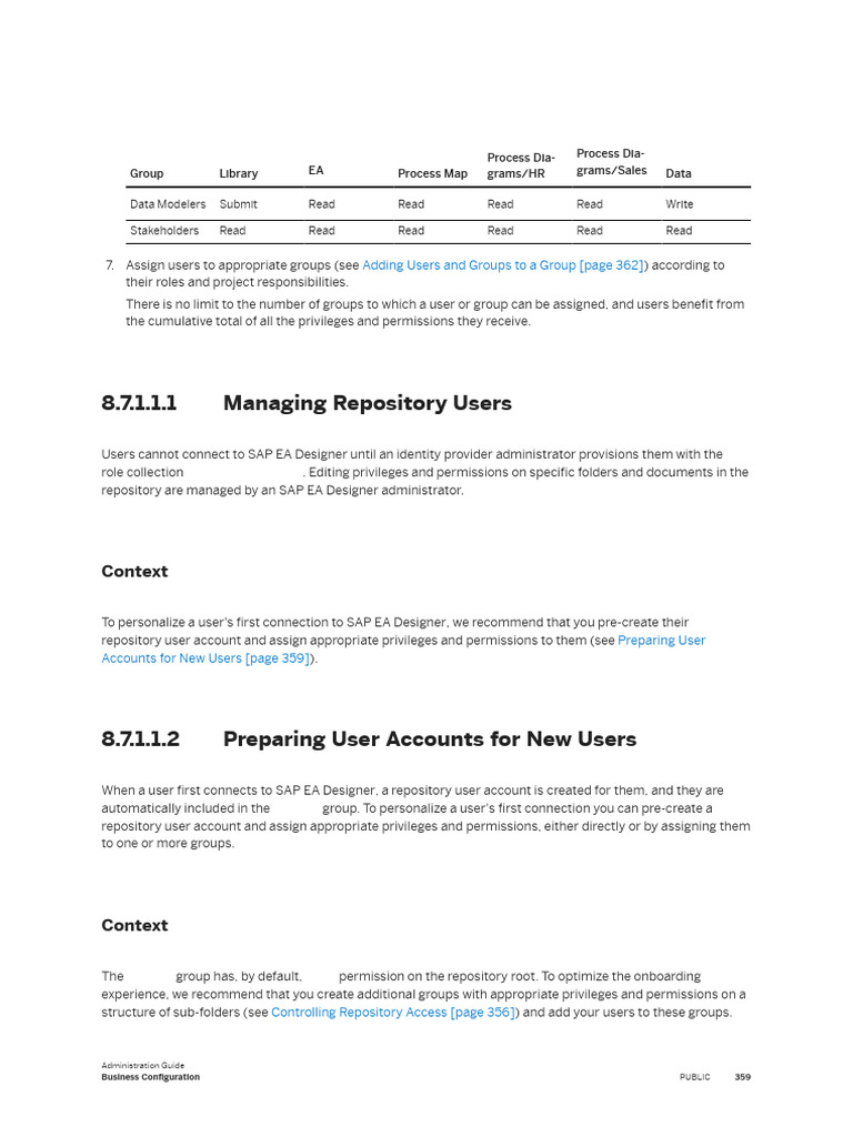 178 Preparing User Accounts For New Users | PDF
