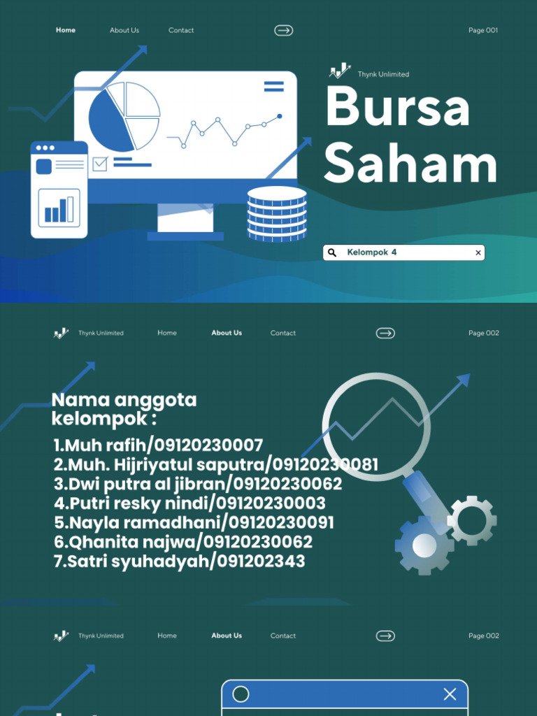 Study Case Bursa Saham Kelompok 4 - Compressed | PDF
