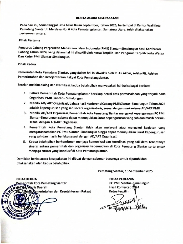 Surat Pmii | PDF