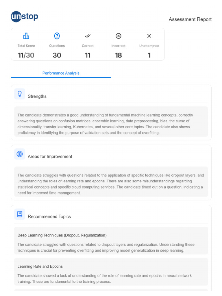 Assessment Report | PDF