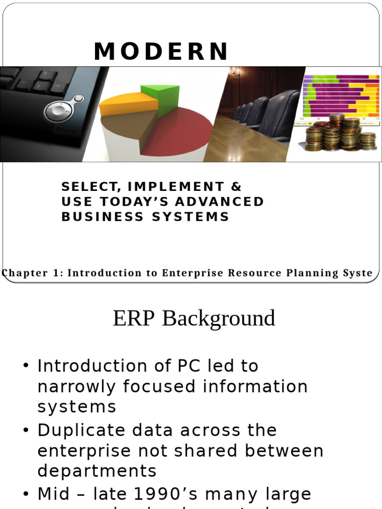 Understanding Modern ERP Systems | PDF | Enterprise Resource Planning ...