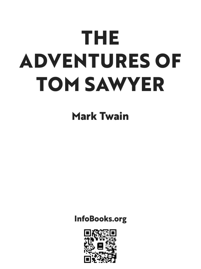 The Adventures of Tom Sawyer Autor Mark Twain | PDF | The Adventures Of ...