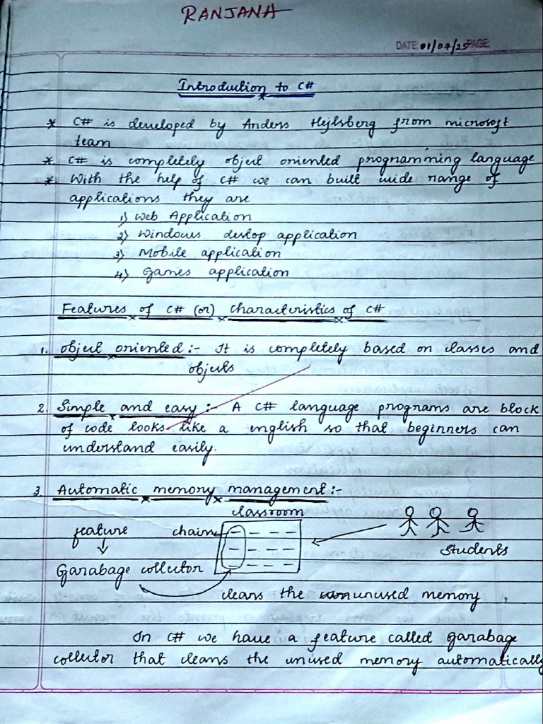 C# Notes | PDF