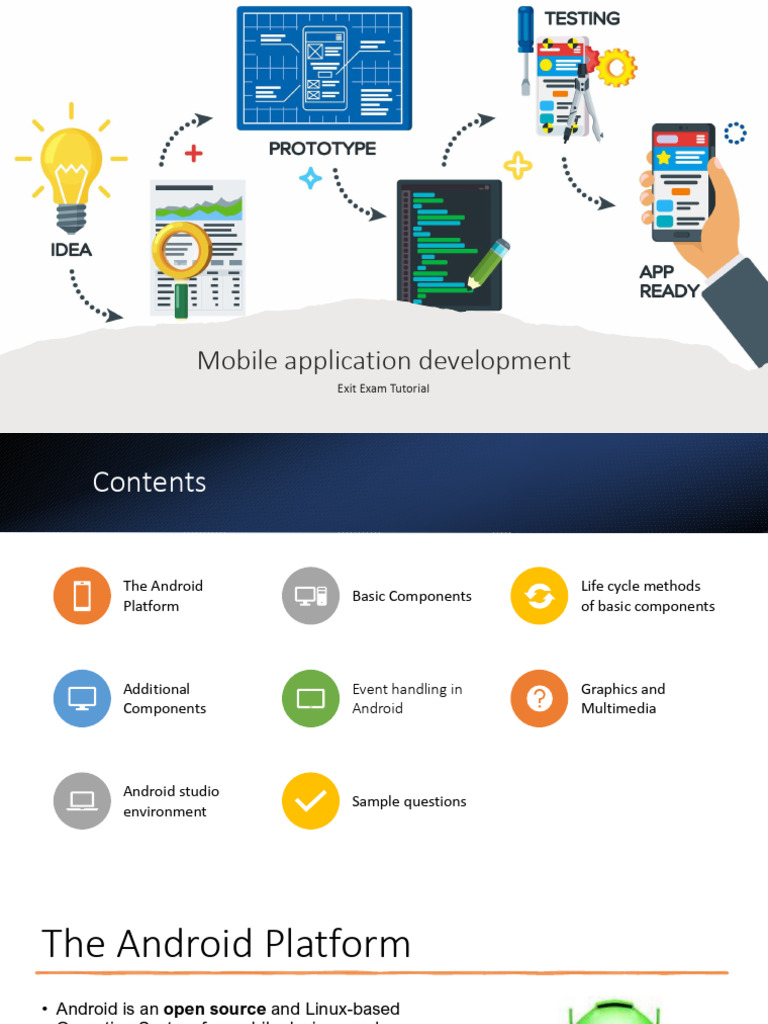 Android Mobile App Development Guide | PDF | Android (Operating System ...