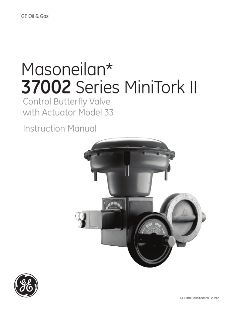 MN 37002 Series Minitork 33act Iom Gea32725 English | PDF | Valve ...