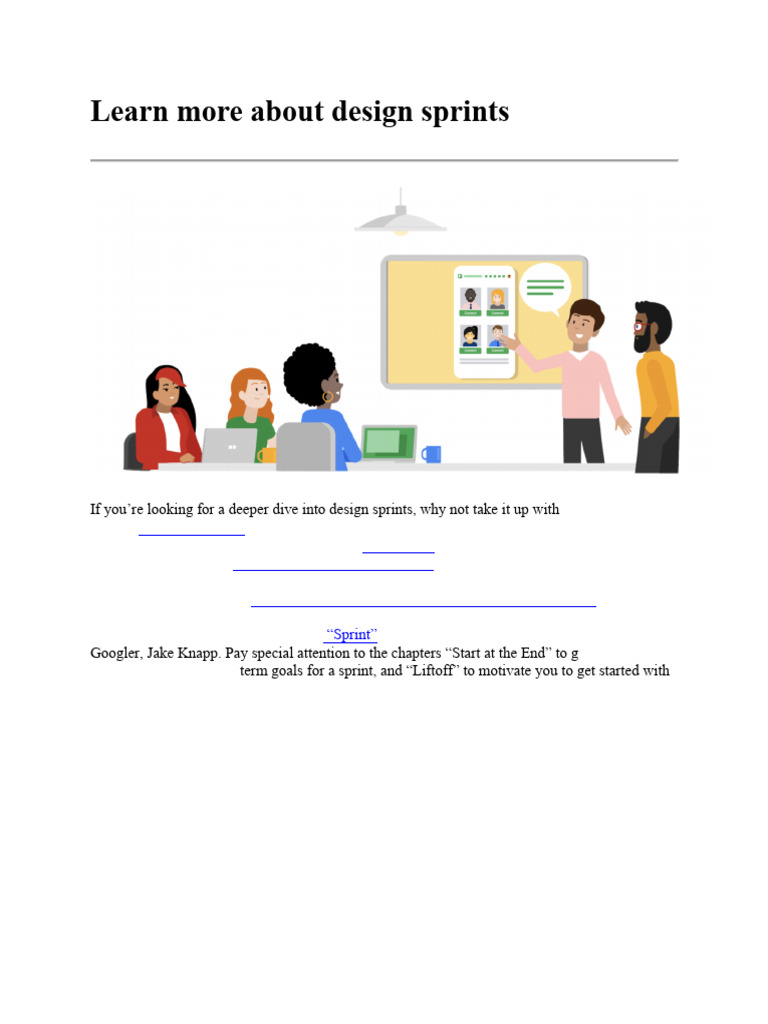 Google Design Sprint Kit Overview | PDF