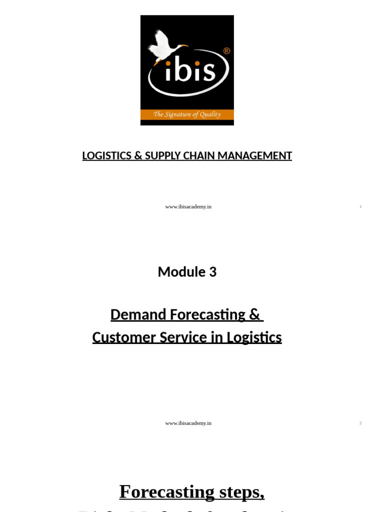 Forecasting Steps, Right Methods For Choosing Right Forecasting Methods ...
