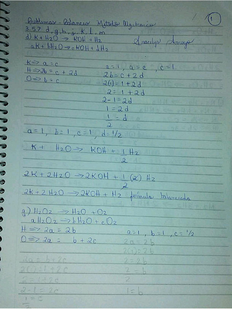 Aracelys Arroyo - Método Algebraico | PDF