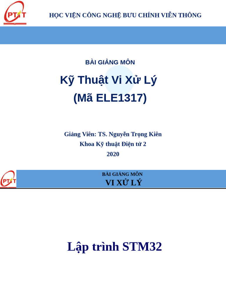 Lập Trình STM32 Updated September 2025 Sv1 | PDF