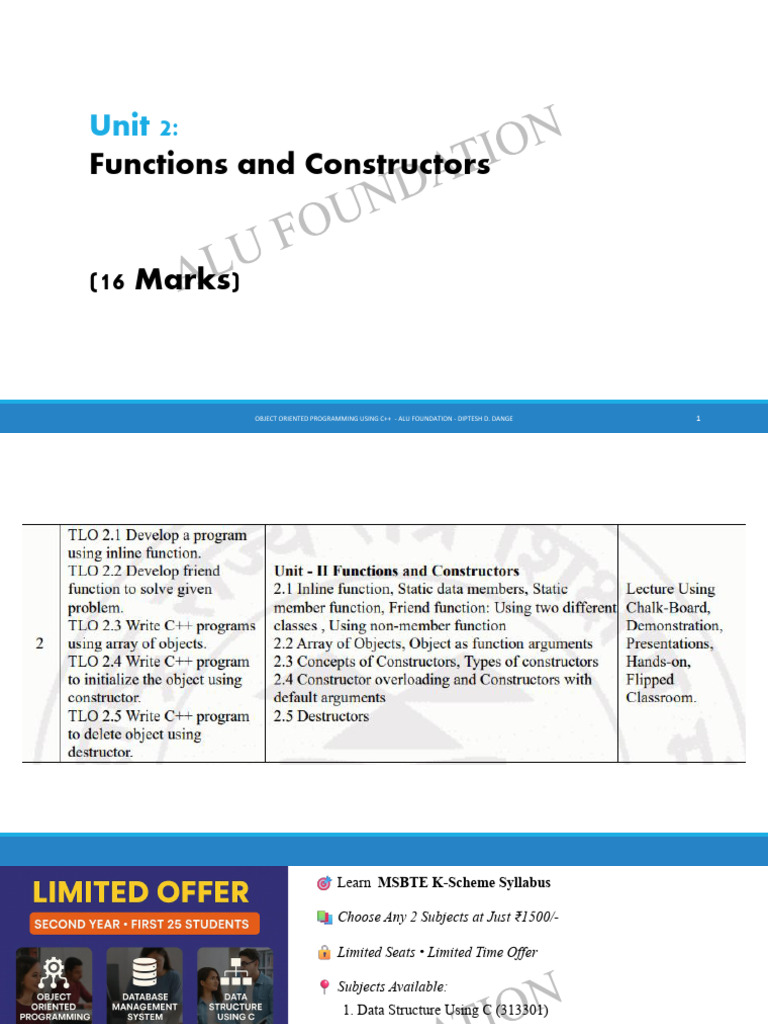 Unit 2 OOP | PDF | Programming | Constructor (Object Oriented Programming)