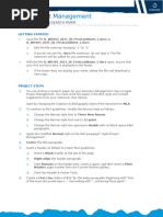 SAM Capstone Project 1a Overview | PDF | Paragraph | Text