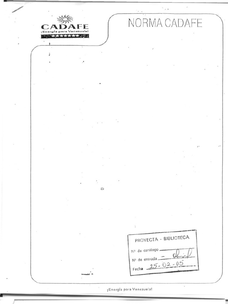 CADAFE - 55-87 - (Cargas Mecanicas) | PDF