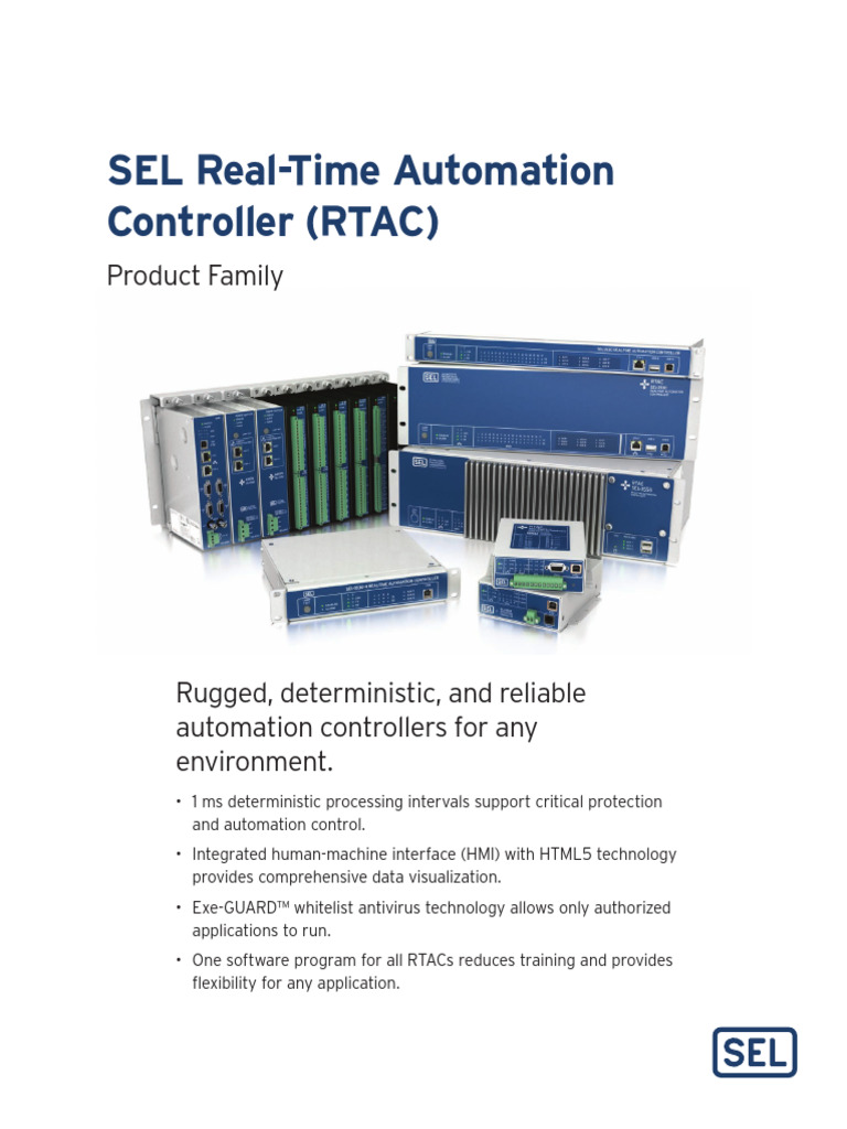 SEL Real-Time Automation RTAC | PDF | User Interface | Scada