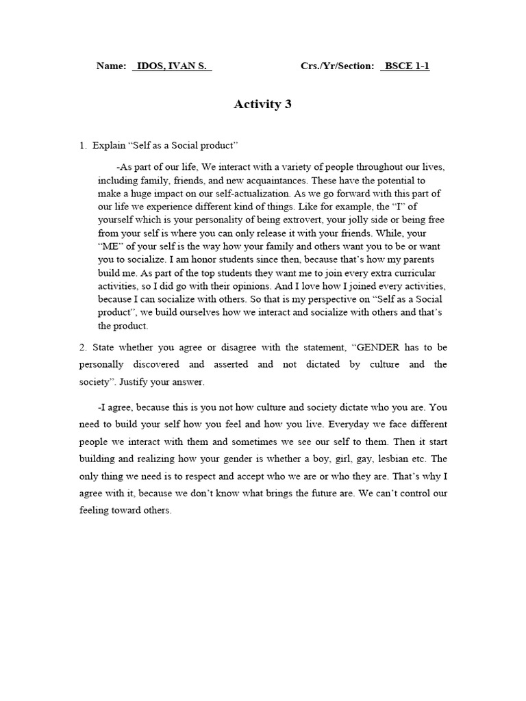 Idos, Ivan S. (BSCE 1-1) Activity 3 | PDF