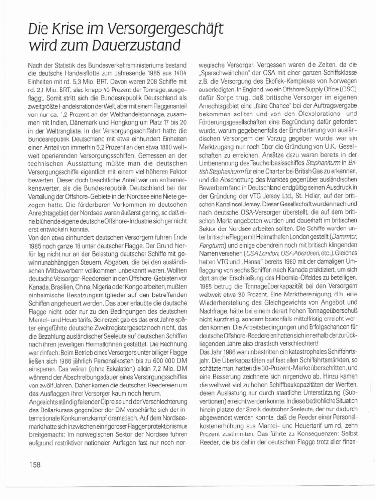 Krise Im Versorgergeschäft Wird Zum Dauerzustand | PDF