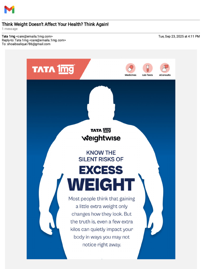 Silent Risks of Excess Weight | PDF