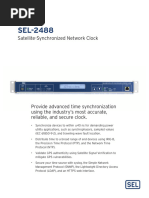 SEL-2488 Satellite-Synchronized Clock | PDF | Computer Engineering ...