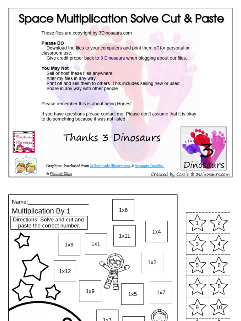 Space Multiplication Cut Paste | PDF