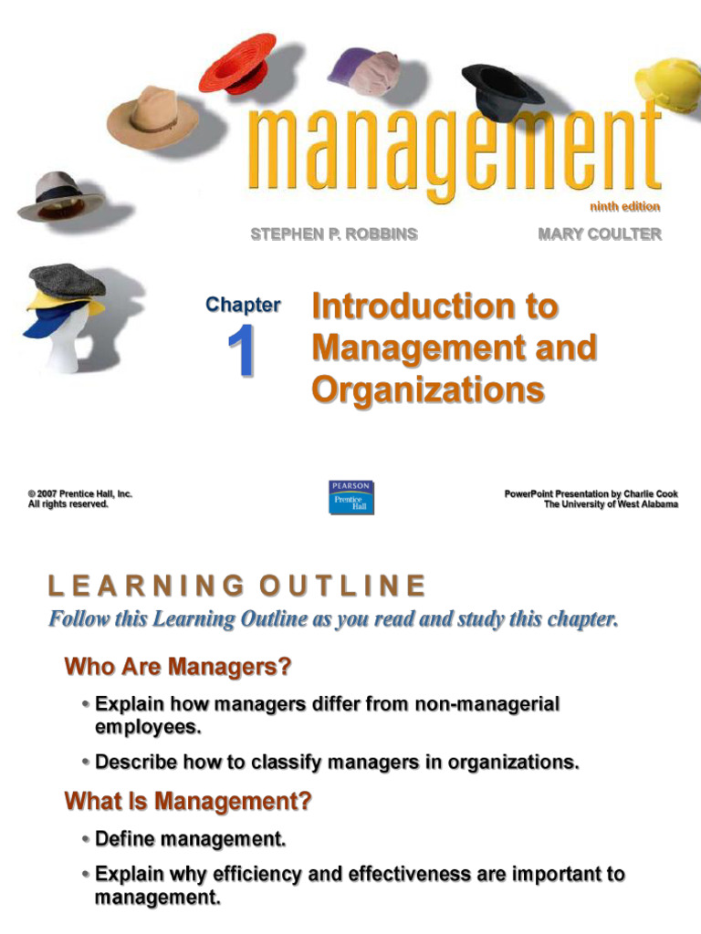 Ch 1 Introduction to Management | PDF