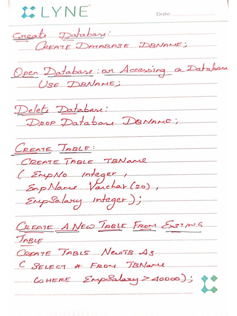 SQL Queries Format | PDF