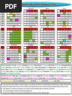 NCLT Calendar 2026 | PDF | Observances