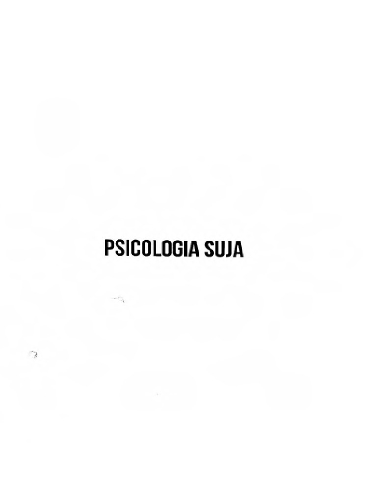 Favero, Sofia (2022) - Psicologia Suja | PDF