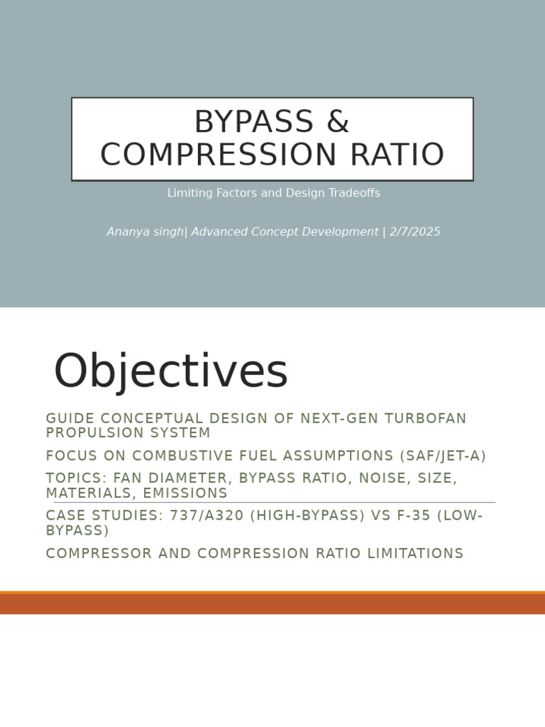 Bypass Ratio & Compression in Turbofans | PDF | Jet Engine | Mechanical ...